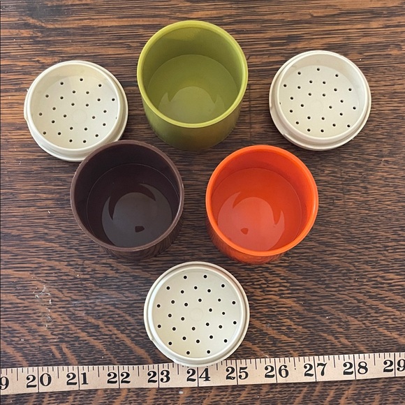 Tupperware | Kitchen | Tupperware Stacking Spice Containers 6 Piece ...